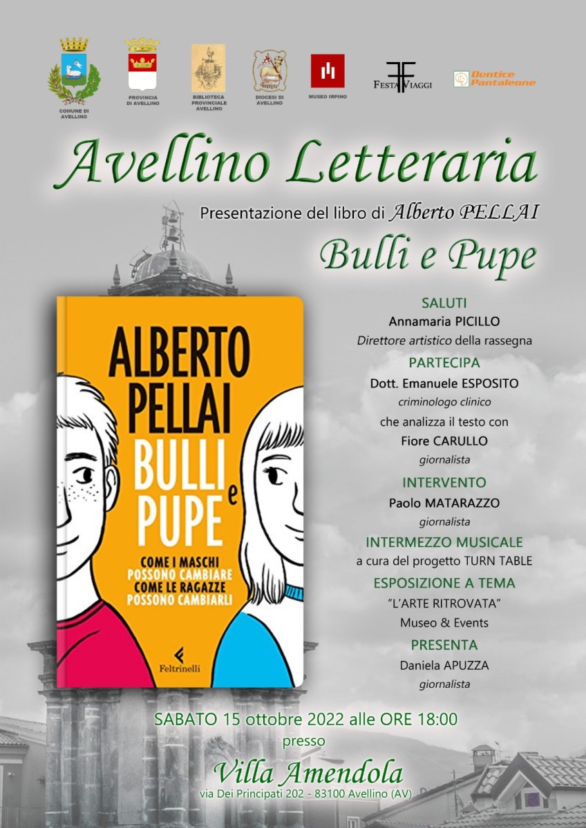 “Bulli e Pupe” di Alberto Pellai ad Avellino Letteraria – infosannio