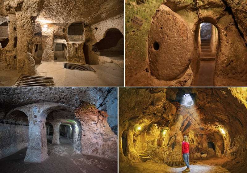 La storia della città sotterranea di Derinkuyu, scoperta da un uomo che ...