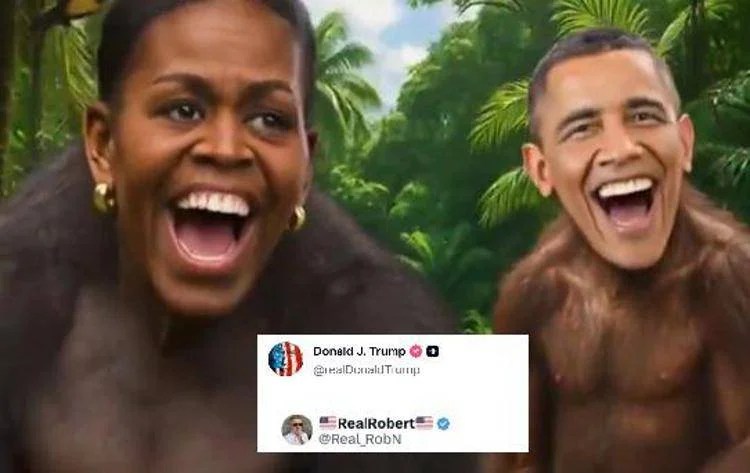 Trump, gli Obama come scimmie: il video razzista rilanciato dal ...